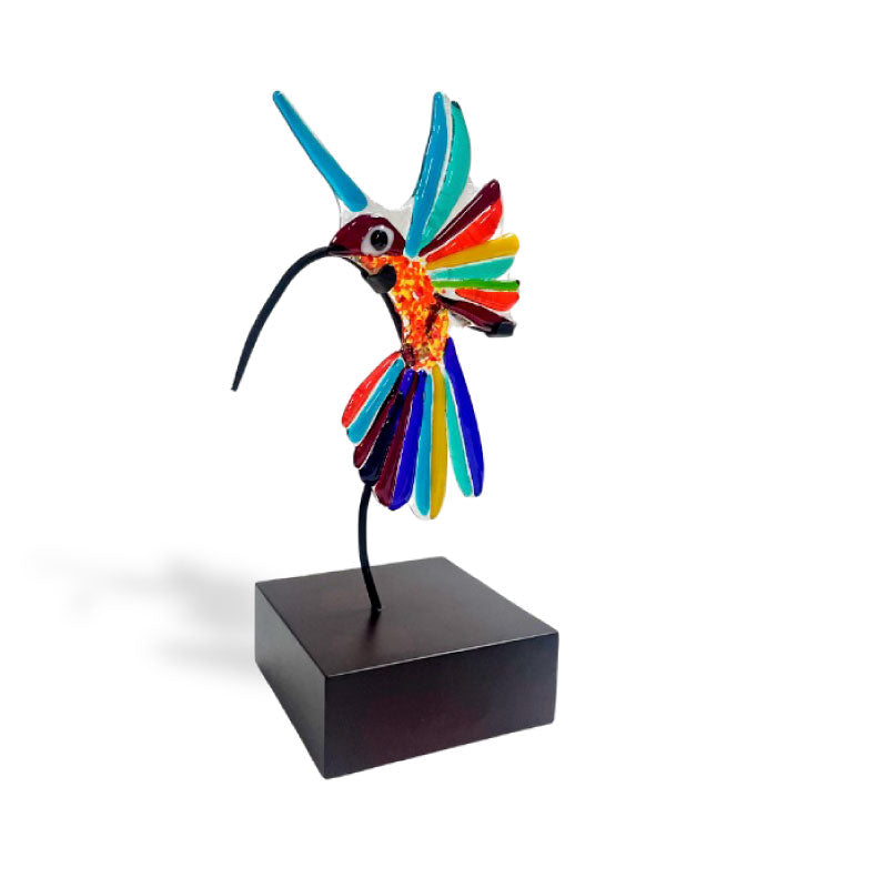 Color torogoz: Decorative figure in artistic glass | Showral